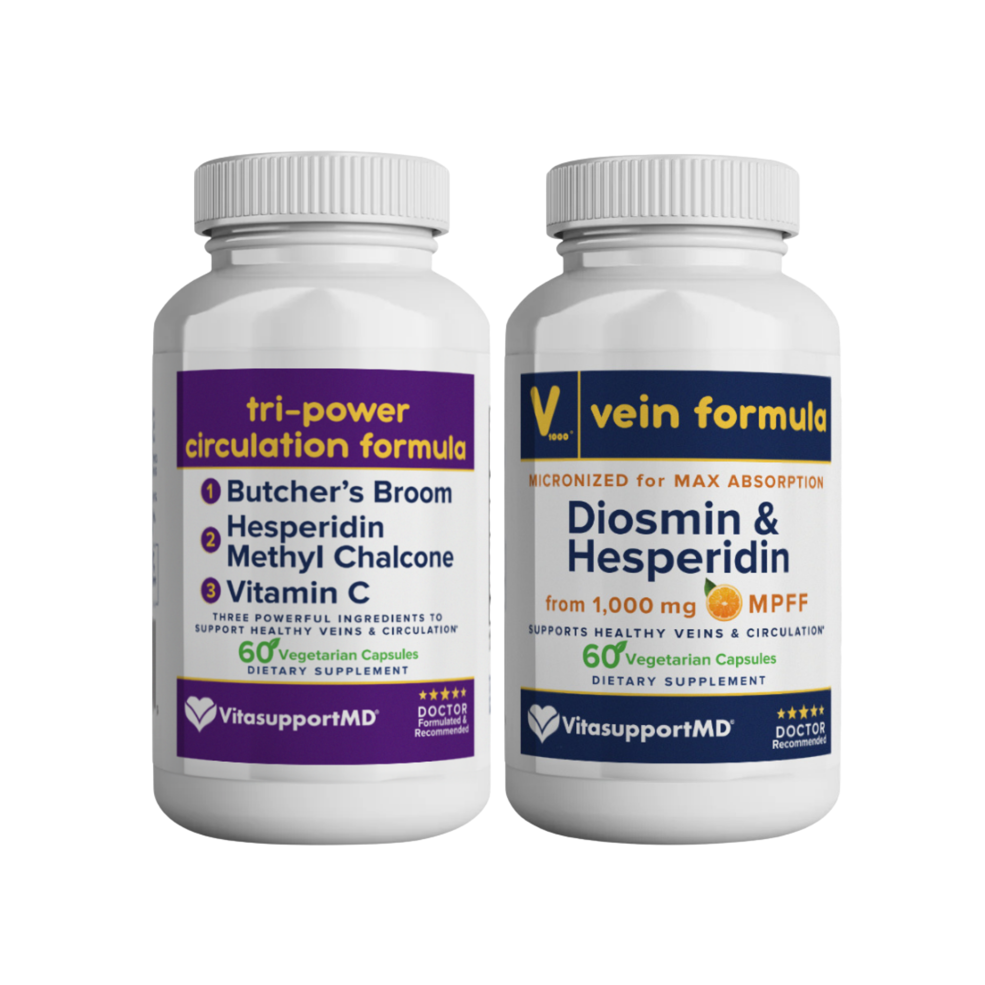 Vein & Tri-Power Circulation Bundle Micronized Flavonoid Support ...