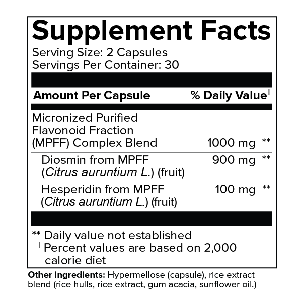 Vein Formula 1000 | Healthy Veins Support - Micronized Flavonoids