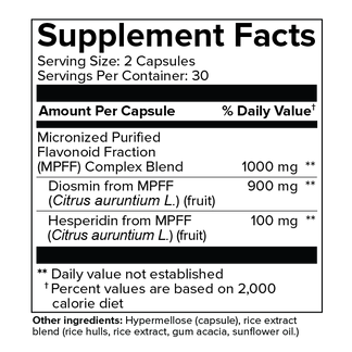 Vein Formula 1000 | Healthy Veins Support - Micronized Flavonoids