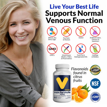 Vein Formula 1000 | Healthy Veins Support - Micronized Flavonoids