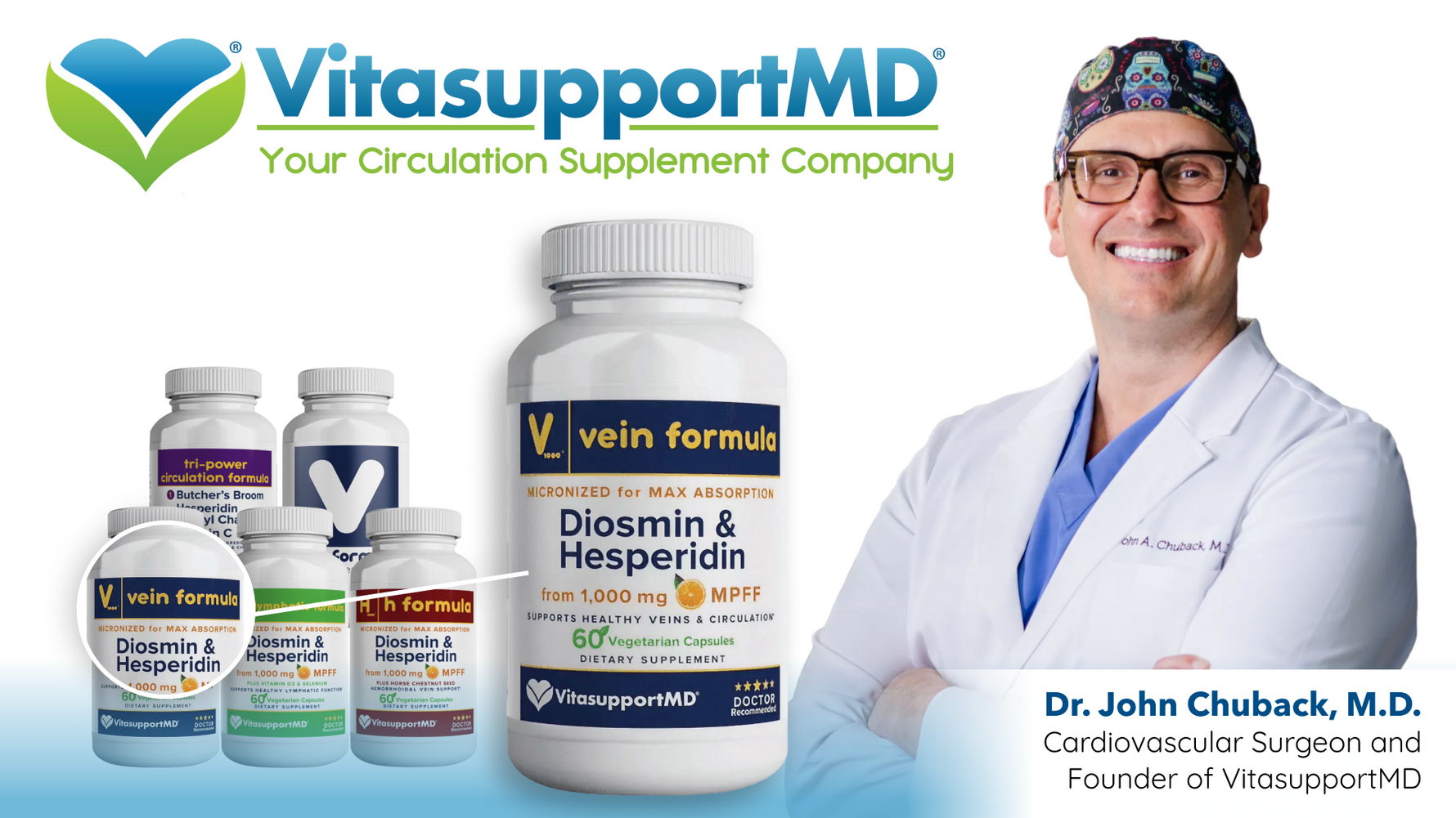 Vein Formula | Diosmin & Hesperidin for Vein Support – VitasupportMD