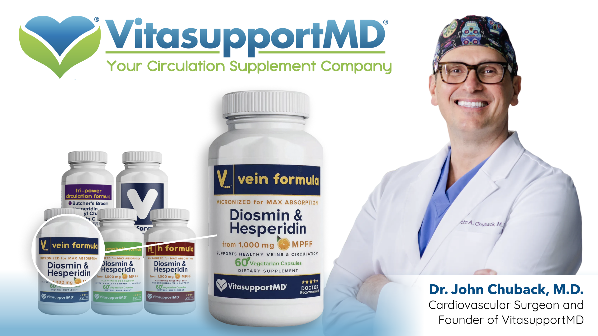 Vein Formula | Diosmin & Hesperidin for Vein Support – VitasupportMD